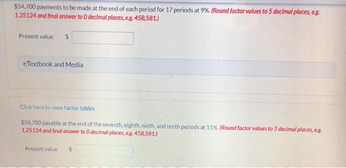 Solved Using the appropriate interest table, compute the | Chegg.com