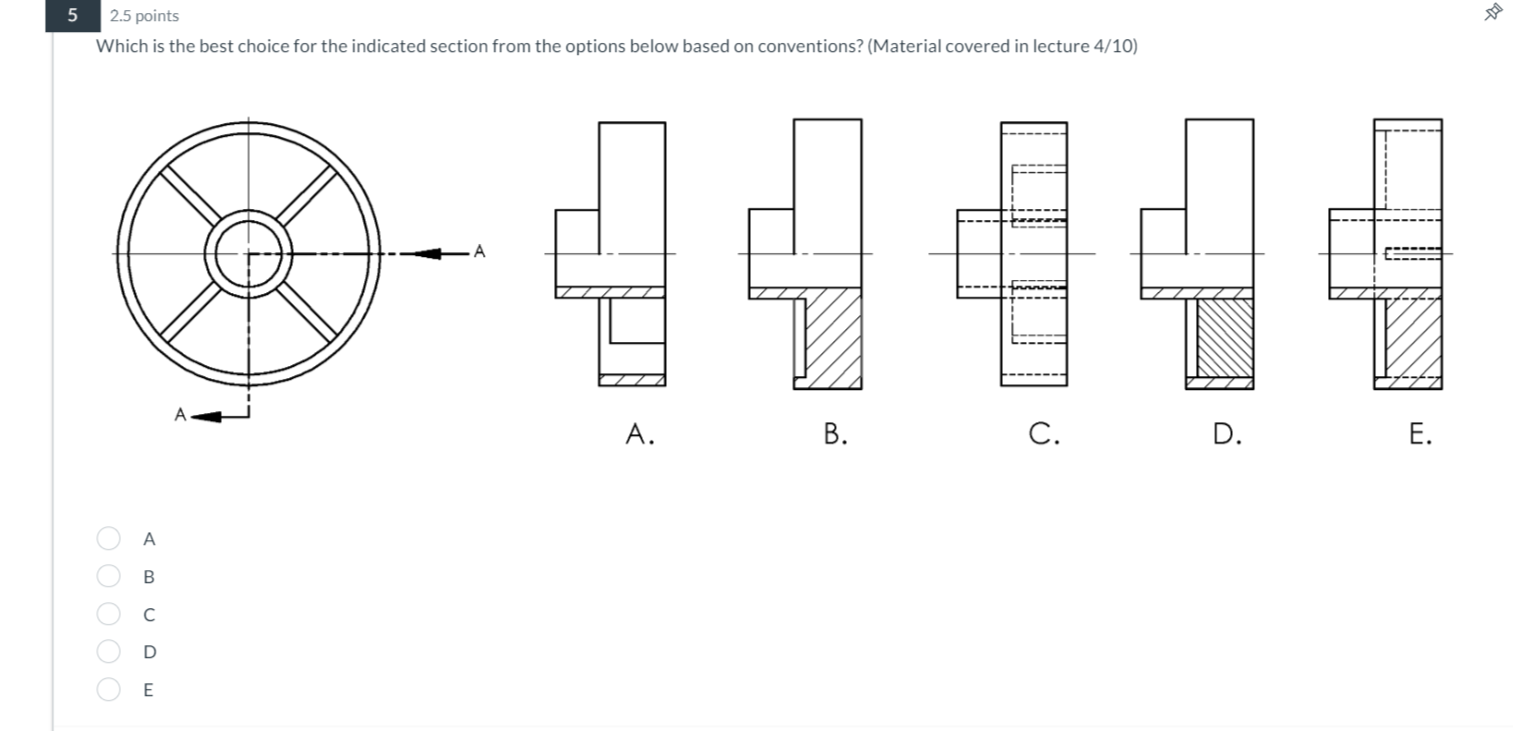 Solved Which is the best choice for the indicated section | Chegg.com