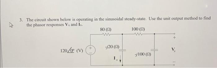 Solved 3. The circuit shown below is operating in the | Chegg.com