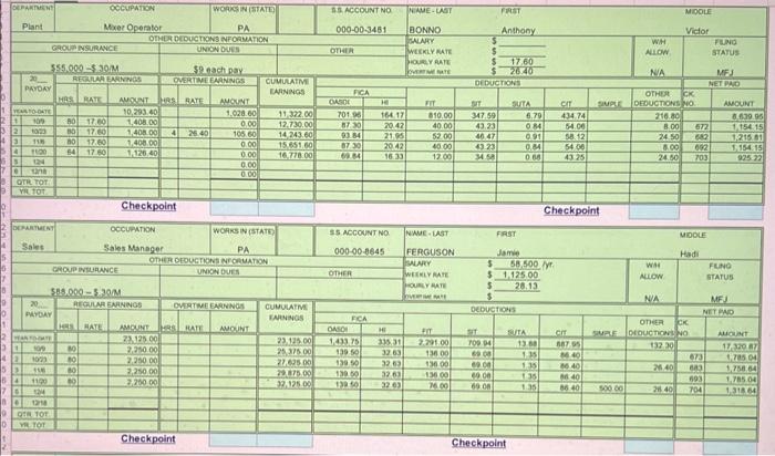 payroll accounting 2023 edition chapter 7payroll | Chegg.com