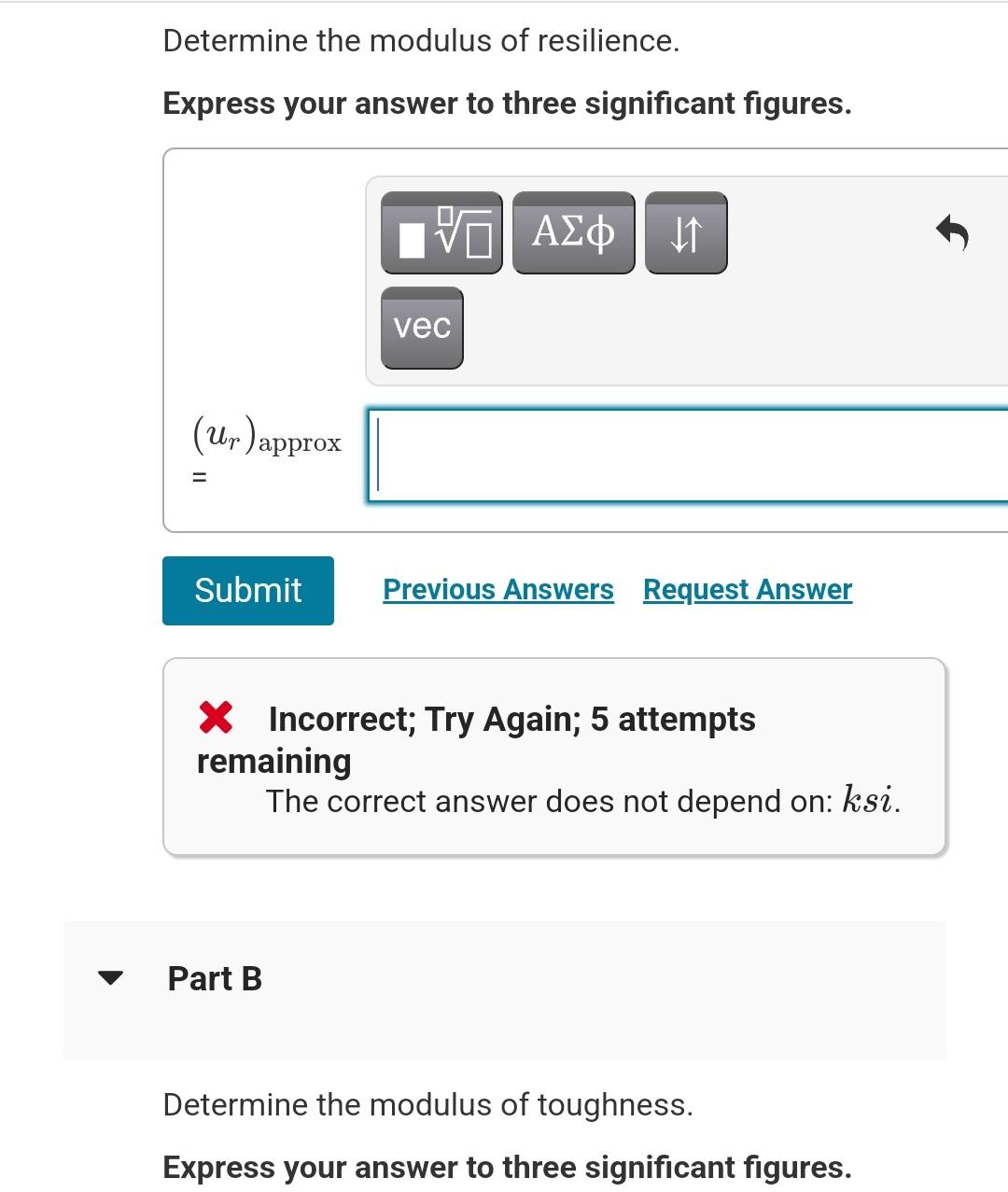 Solved The stress-strain diagram for a steel alloy having an | Chegg.com