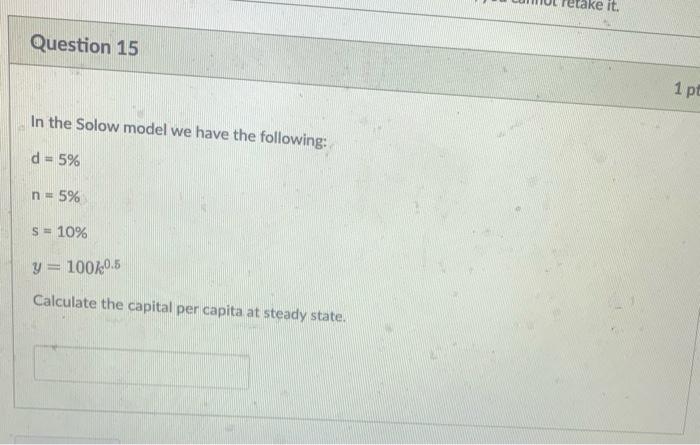 Solved Country A Has A Per Capita Production Function 1180