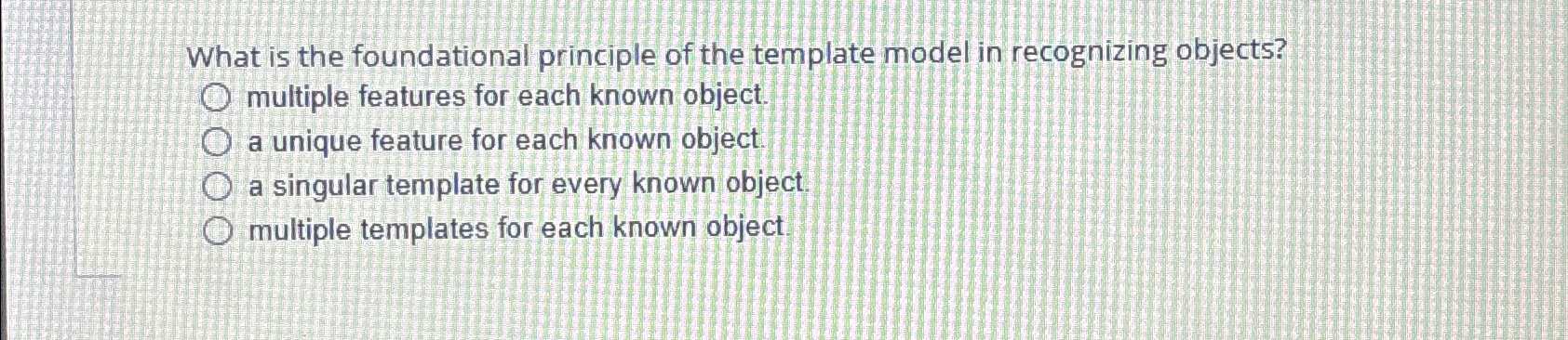 Solved What is the foundational principle of the template | Chegg.com