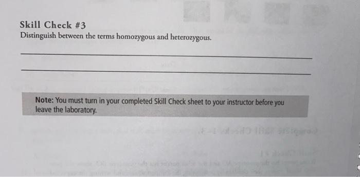 Solved Complete Skill Checks 1-3. Skill Check #1 If one | Chegg.com