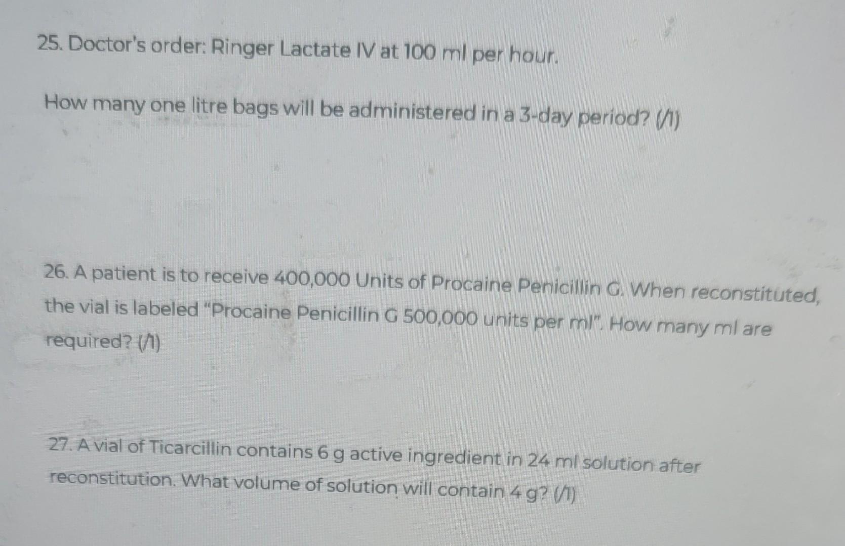 Solved Sig: tabs ii qid x 30 days Mitte: tablets 8. | Chegg.com