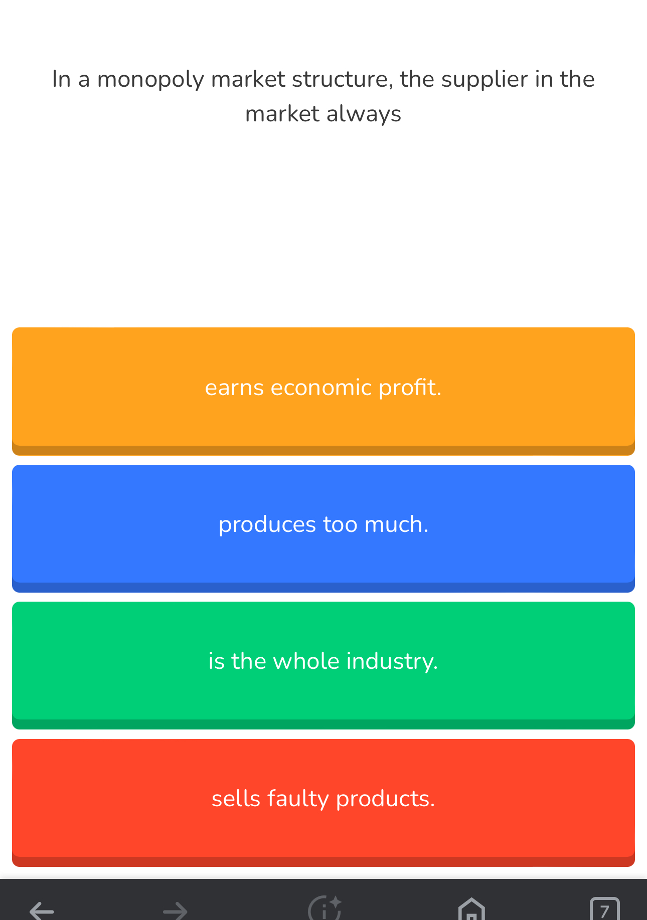 Solved In a monopoly market structure, the supplier in the | Chegg.com