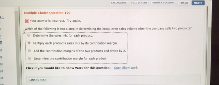 Solved CALCULATOR FULL SCREEN PRINTER VERSION BACK NEXT | Chegg.com