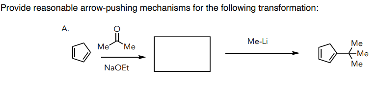 Solved Provide reasonable arrow-pushing mechanisms for the | Chegg.com