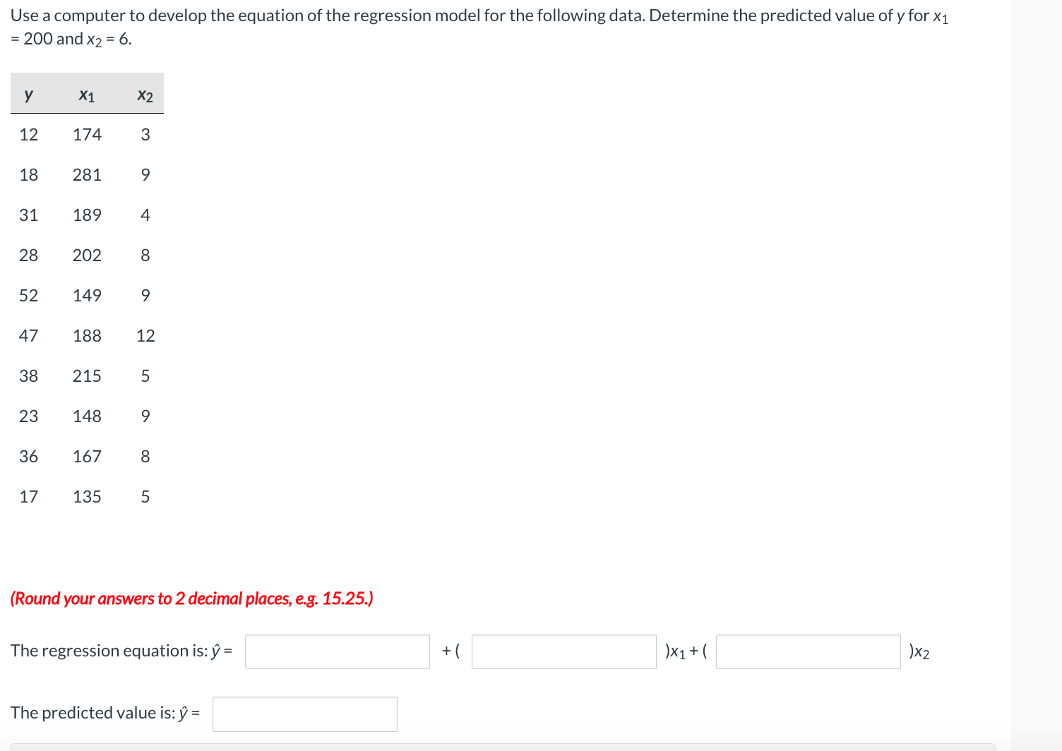 Solved Use a computer to develop the equation of the | Chegg.com