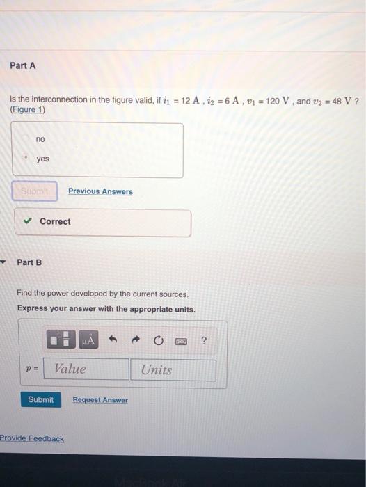 Solved Part A Is the interconnection in the figure valid, if | Chegg.com