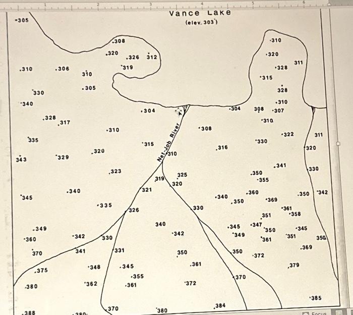 Solved Part 4: Drawing contours. Topographic contour maps | Chegg.com