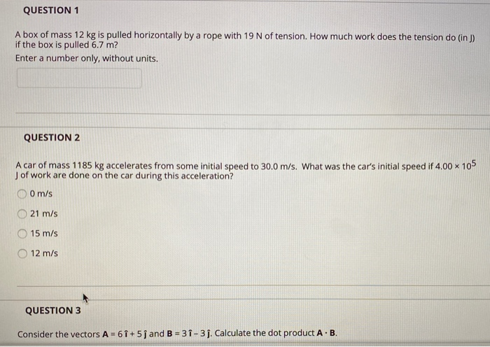 Solved QUESTION 20 What is the final angular velocity w of a | Chegg.com