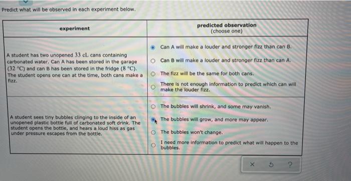 Solved Predict what will be observed in each experiment | Chegg.com