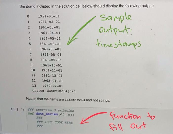 Solved Exercise 3 - (2 Points): Eventually, we are going to | Chegg.com