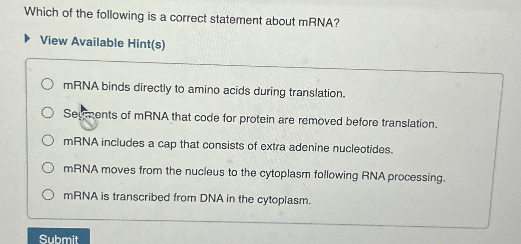 Solved Which of the following is a correct statement about | Chegg.com