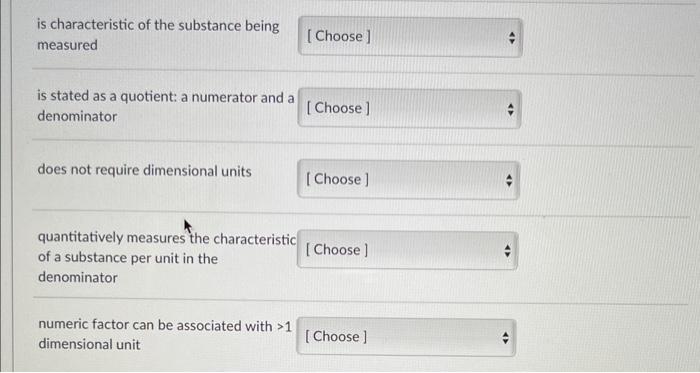 Solved Classify whether the following are properties of | Chegg.com