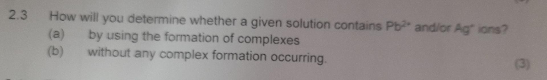 Solved 2.3 How will you determine whether a given solution | Chegg.com