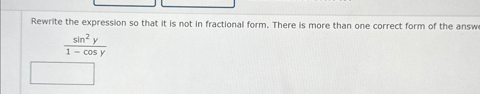 Solved Rewrite the expression so that it is not in | Chegg.com