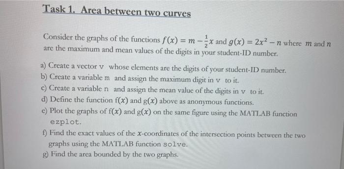 Solved Consider the graphs of the functions f(x)=m−21x and | Chegg.com