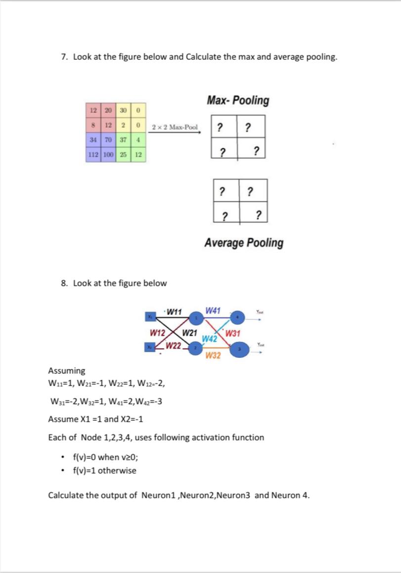 Solved Look at the figure below and Calculate the max and | Chegg.com