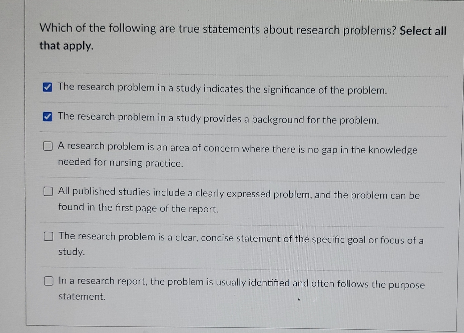 Solved Which of the following are true statements about | Chegg.com