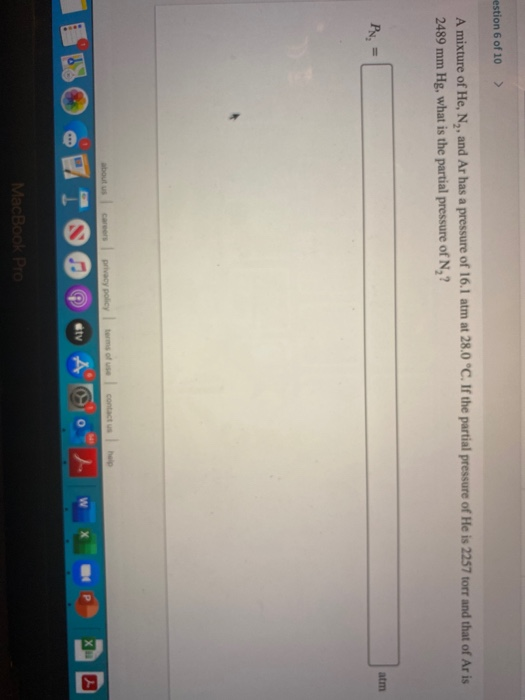 Solved Question 3 of 10 > A balloon containing methane gas | Chegg.com