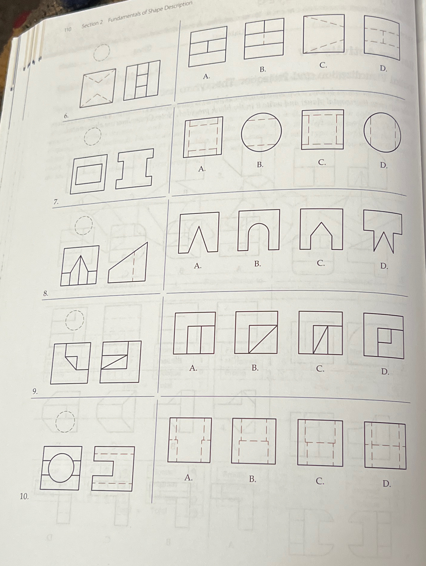 Solved Spatial Visualization and Projection TheoryFor each | Chegg.com