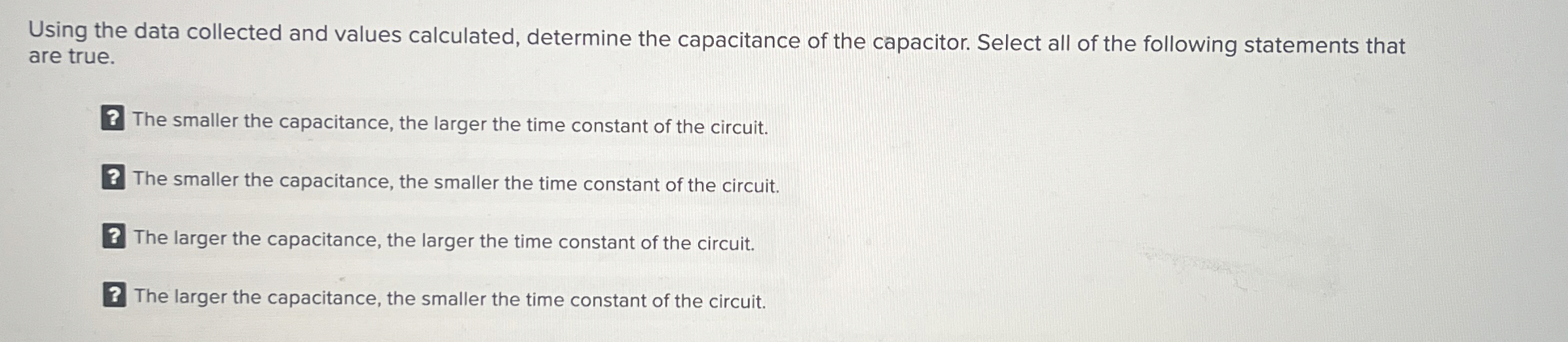 Solved Using the data collected and values calculated, | Chegg.com