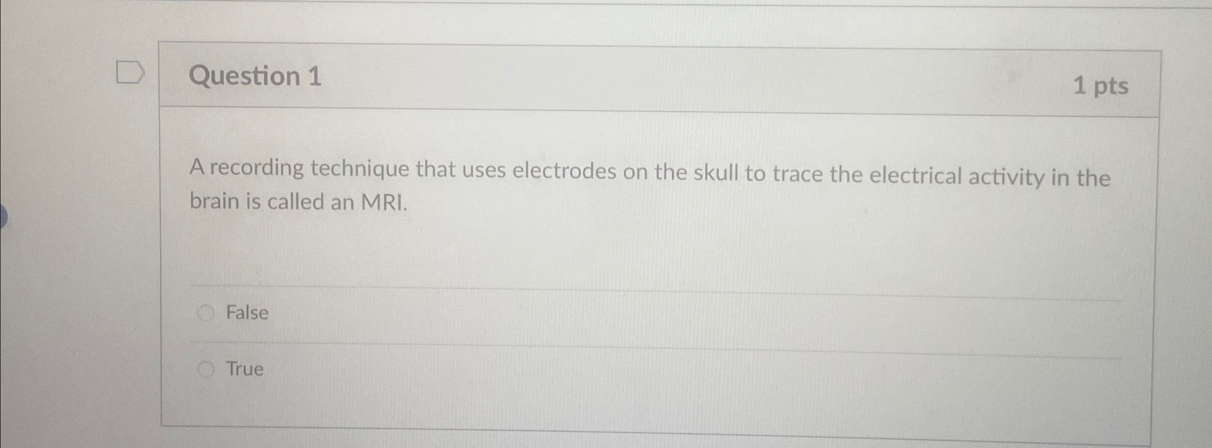 Solved Question 11 ﻿ptsA recording technique that uses | Chegg.com