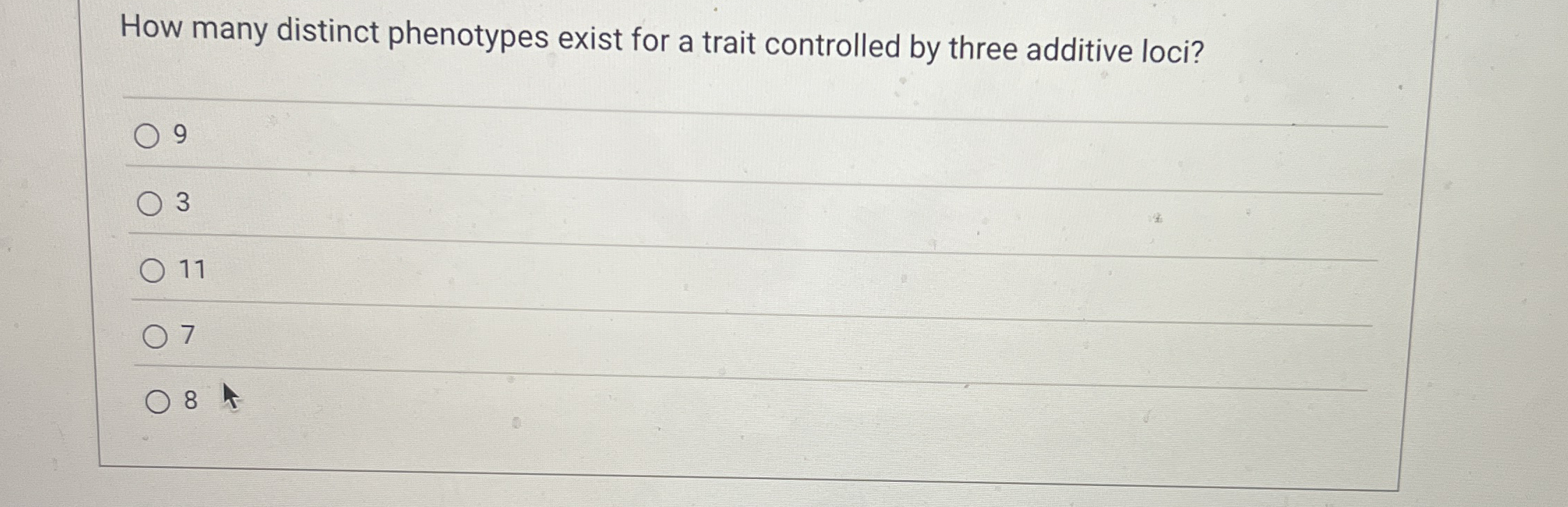 High Quality SOLUTION How many distinct phenotypes exist for a trait | Chegg.com