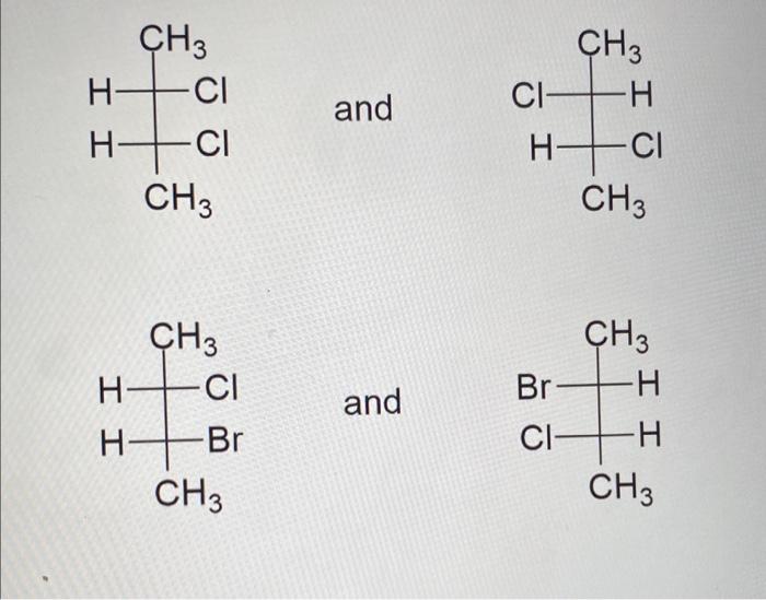 Solved identify whether the two structures in each pair | Chegg.com