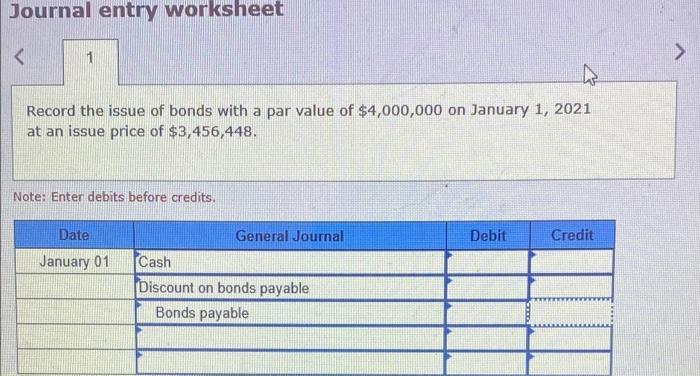Solved Journal entry worksheet
