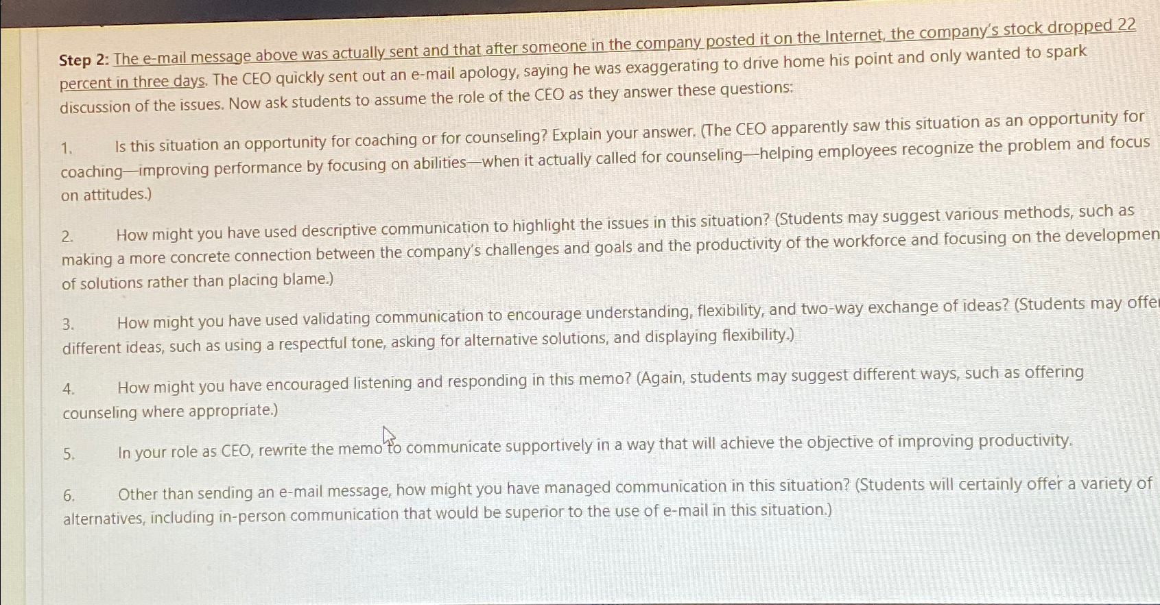 Solved Step 2: The e-mail message above was actually sent | Chegg.com