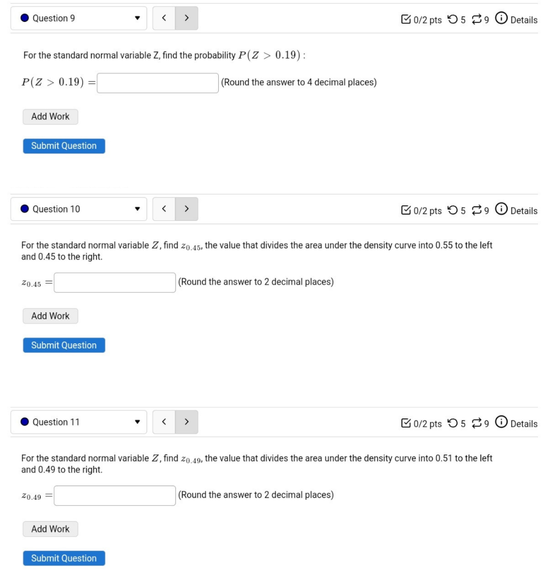 Solved For the standard normal variable Z, find the | Chegg.com