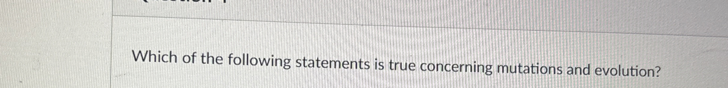 Solved Which of the following statements is true concerning | Chegg.com