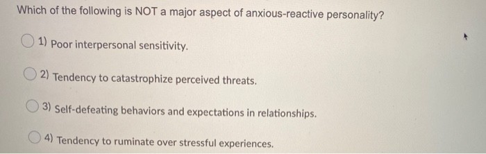 Solved Which of the following is NOT a major aspect of | Chegg.com