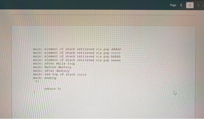 Solved Page Stacks implemented via a managed set of | Chegg.com