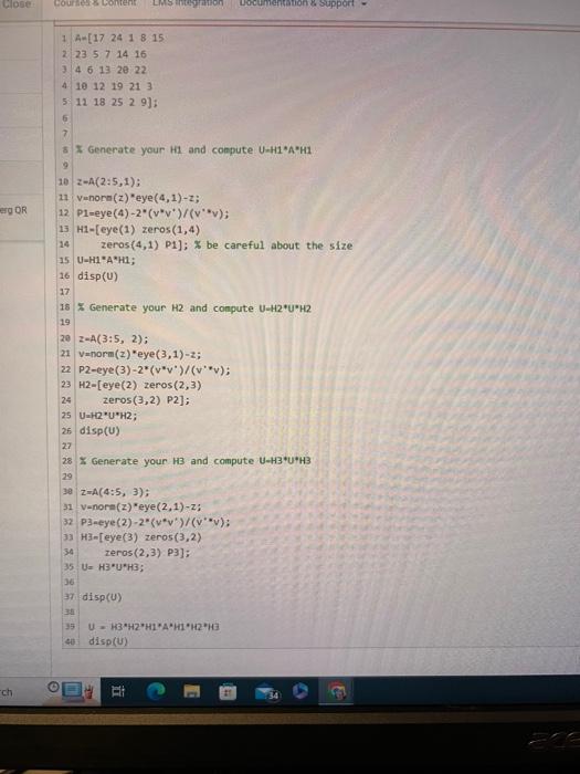 Solved 235714164613−28221012.1921312182529]] \$ Generate | Chegg.com