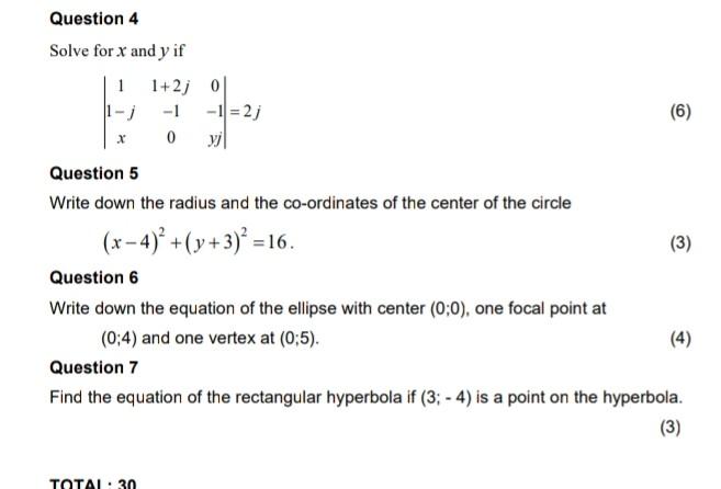Solved Question 1 Express the complex number z=3445∘ in | Chegg.com