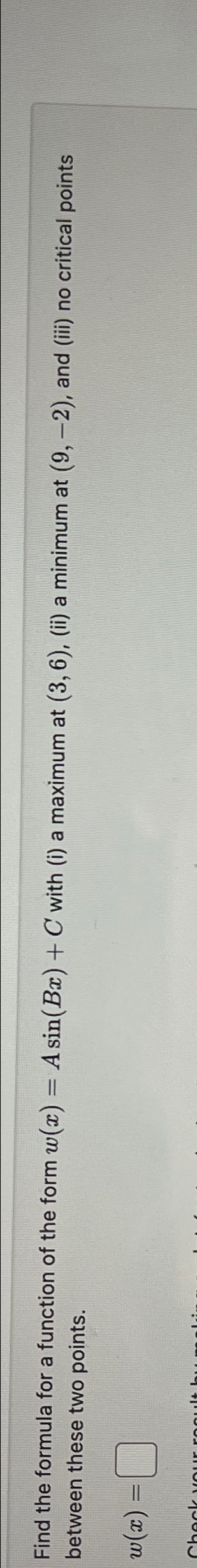 Solved Find the formula for a function of the form | Chegg.com