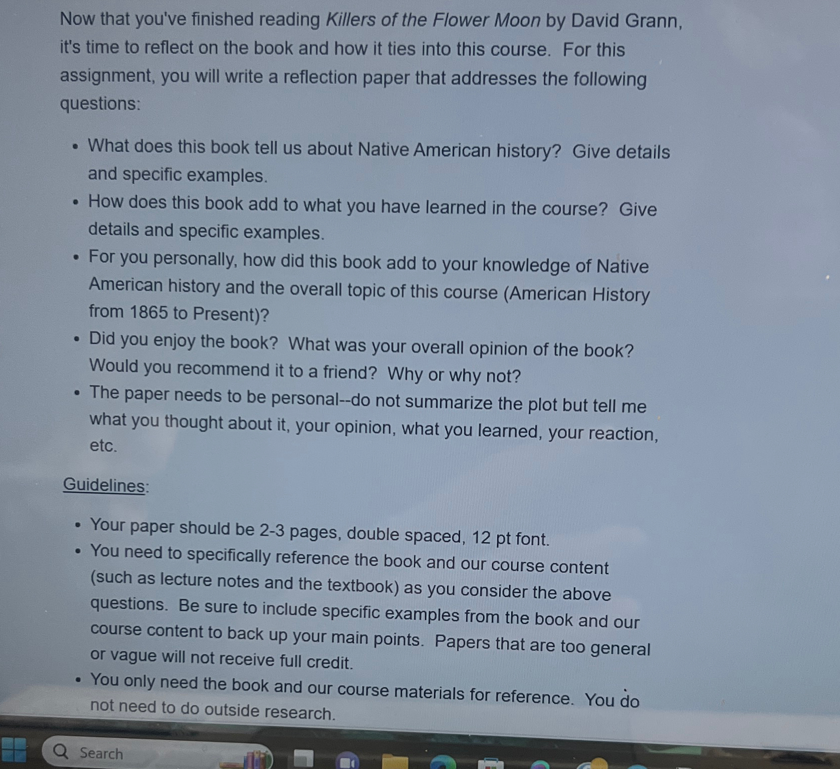 Now that you've finished reading Killers of the | Chegg.com