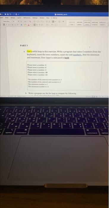 Solved and maximum. Vier ingert in in iscated in bold. Fine | Chegg.com