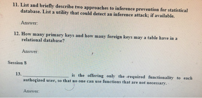 Solved 11. List and briefly describe two approaches to | Chegg.com Solved 11. List and briefly describe two approaches to | Chegg.com
