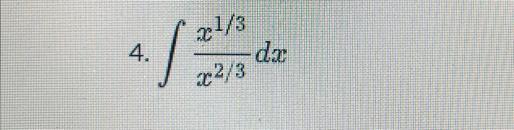 Solved ∫﻿﻿x13x23dxFind antiderivative by using power rule | Chegg.com