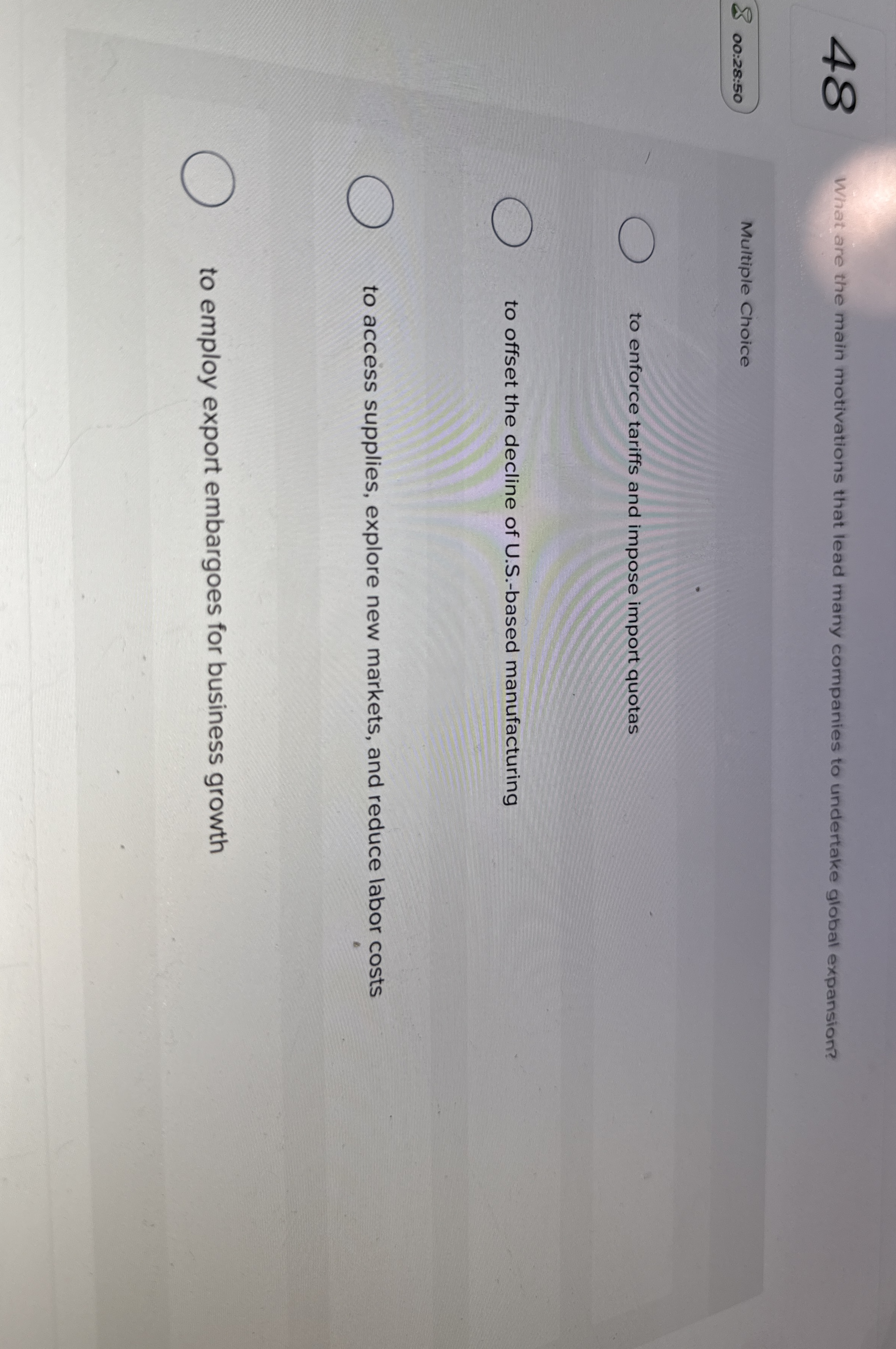 Solved 48What are the main motivations that lead many | Chegg.com