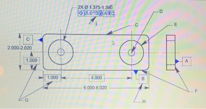 Solved Datum Feature control frame 1. A 2. B Feature(s) 3. | Chegg.com