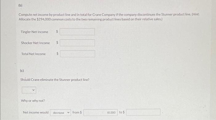 Solved Crane Company makes three models of tasers. | Chegg.com
