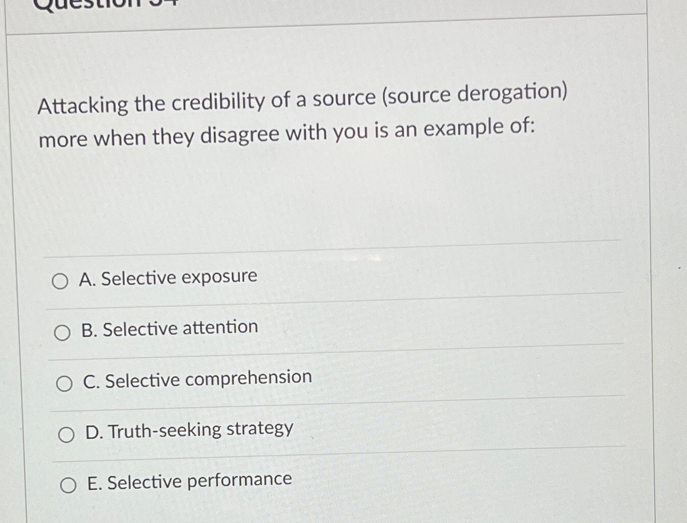 Solved Attacking the credibility of a source (source | Chegg.com