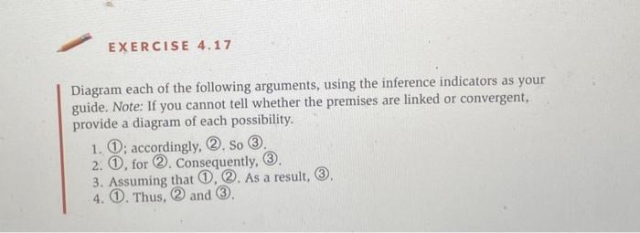 EXERCISE 4.17 Diagram each of the following | Chegg.com