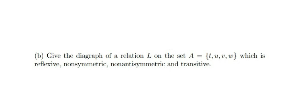 Solved a discreet math question EVERY ELEMENT NEEDS TO BE | Chegg.com Solved a discreet math question EVERY ELEMENT NEEDS TO BE | Chegg.com